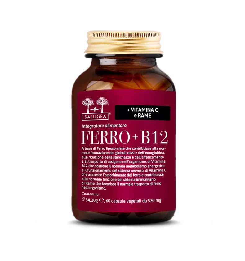 FERRO + B12 60 CAPSULE - SALUGEA - Parafarmacia Pineto